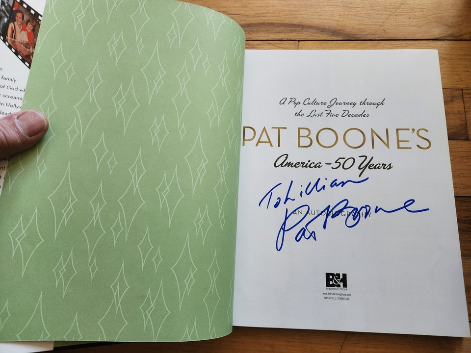Pat Boone SIGNED Pat Boone's America 50 Years 2006 First Edition ...