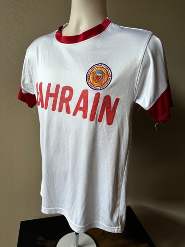 Bahrain Football / Soccer Association T-shirt (M) White | eBay