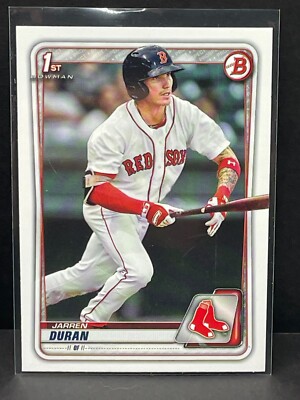 2020 Bowman 1st BP-144 Jarren Duran Boston Red Sox MLB baseball card | eBay