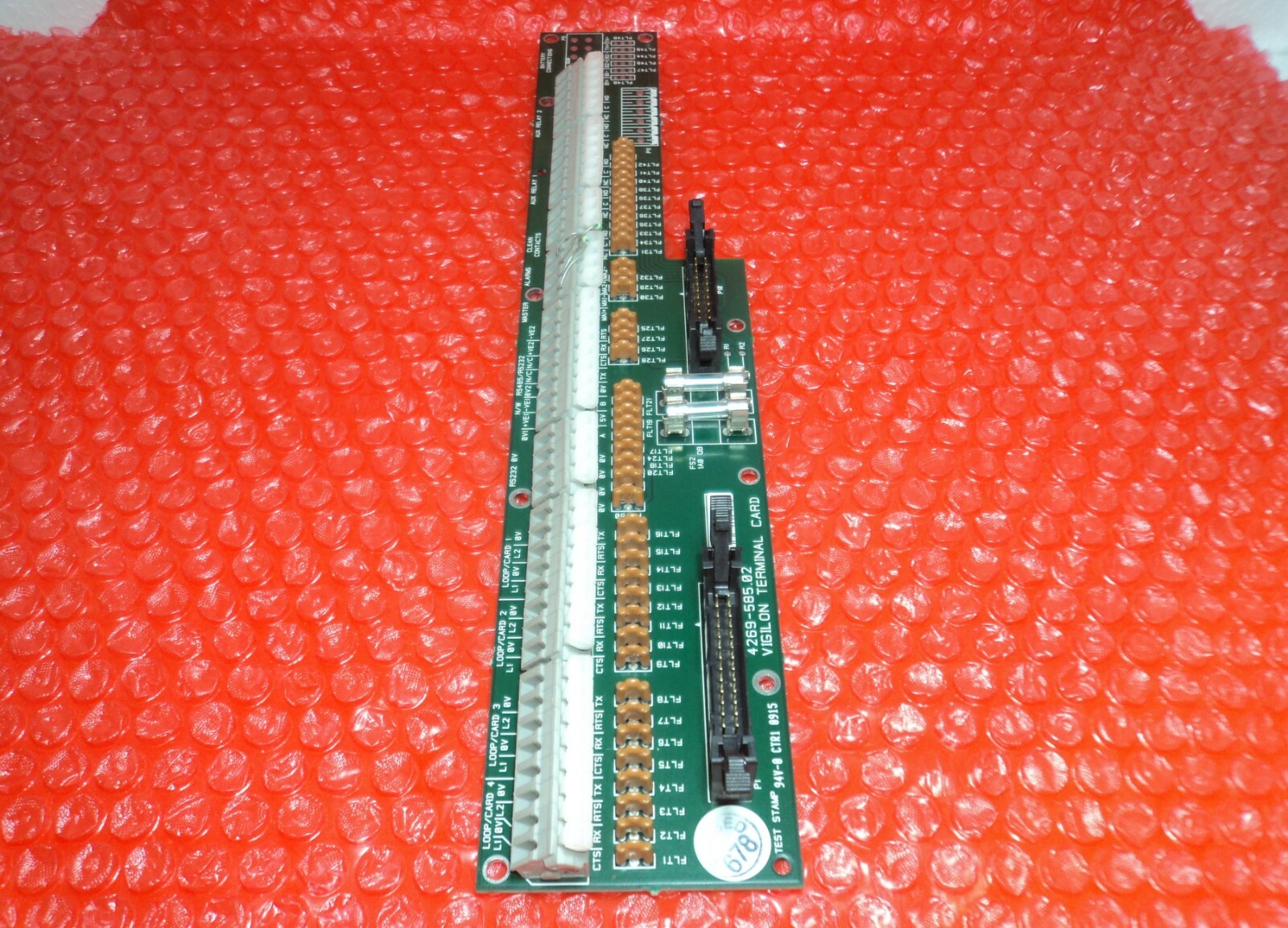 Gent Vigilon 4269-585.02 PCB Terminal Card 2434-864 | eBay