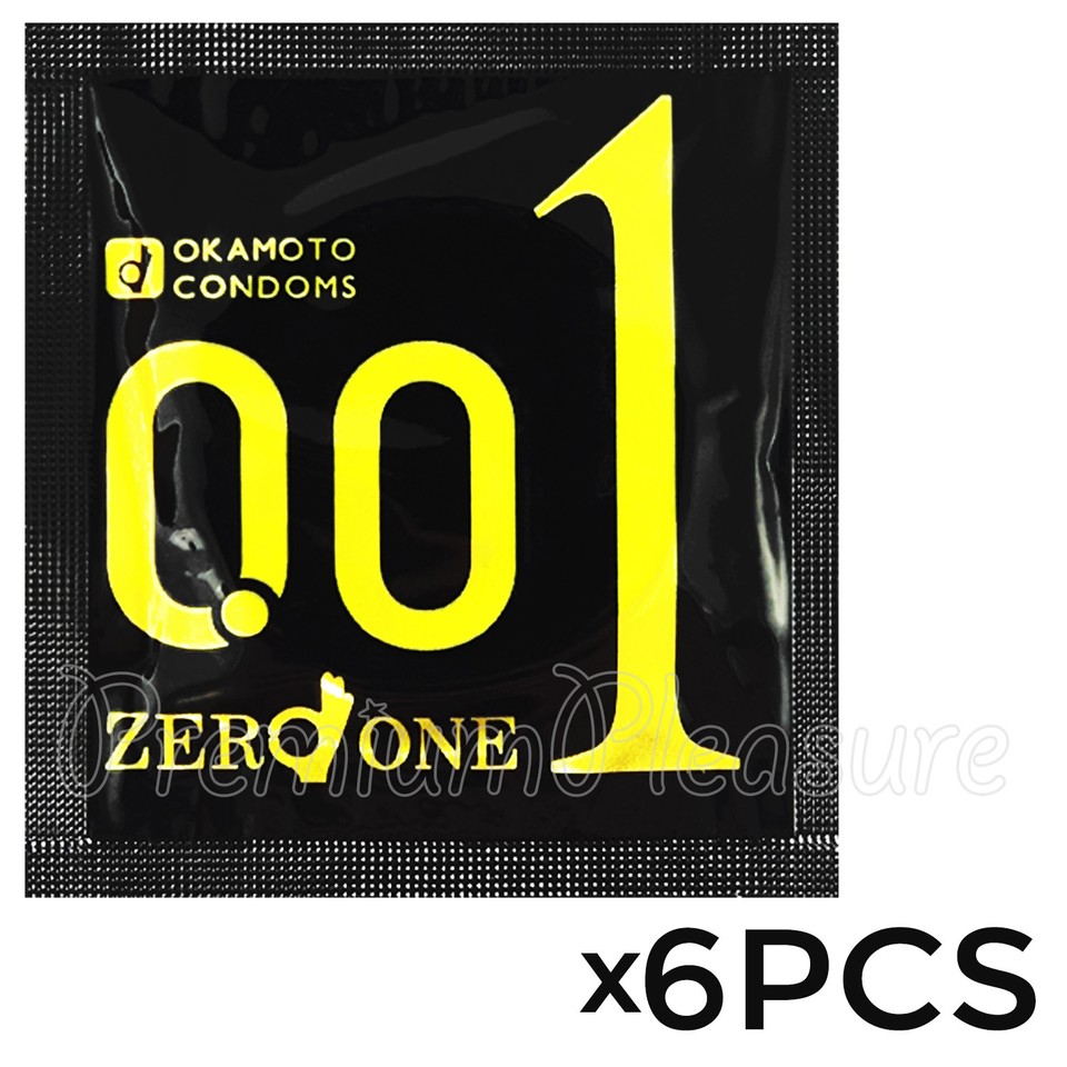 Okamoto 001 Zero One condoms Ultra thin Thinnest Polyurethane 0.01 mm ...
