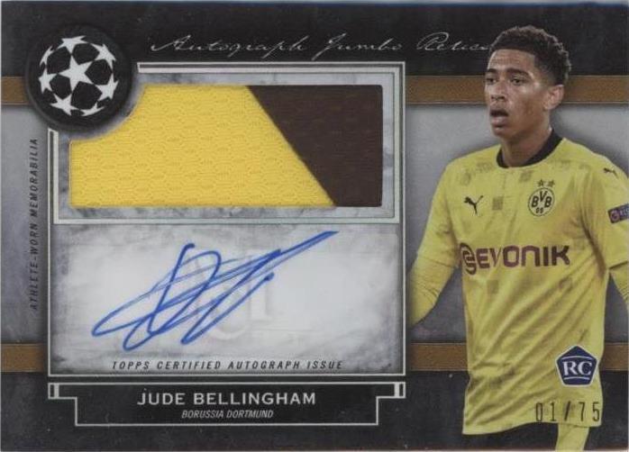 2020-21 Topps Museum Collection UCL - Autograph Jumbo Relics Jude ...