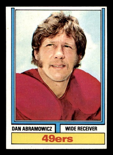 1974 Topps Football #320 Dan Abramowicz NM *d4 | eBay