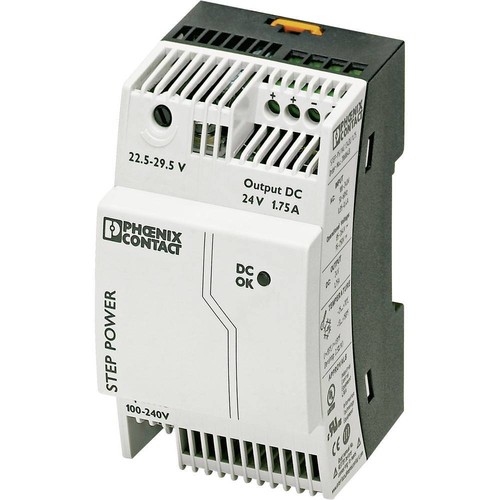 Alimentation rail DIN Phoenix Contact STEP-PS/1AC/24DC/1.75 2868648 24 ...