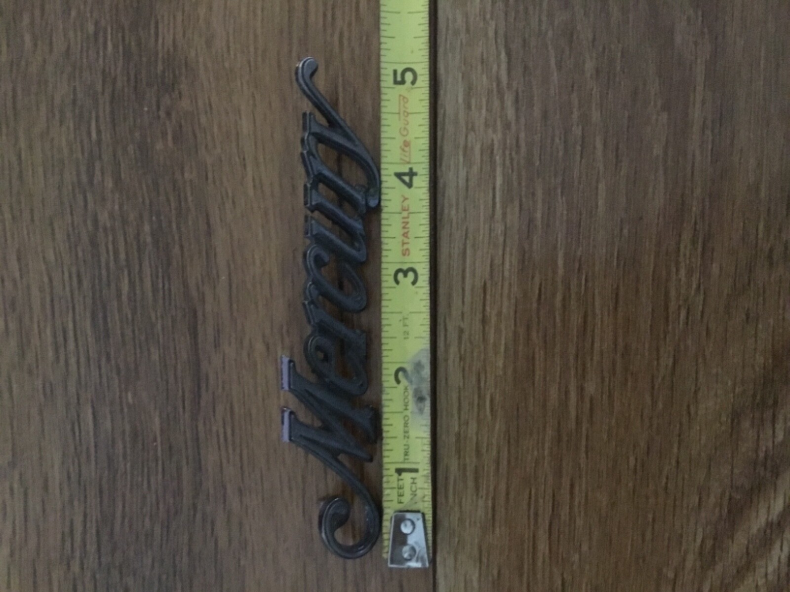 Vintage Ford Mercury Script Emblem with pins | eBay