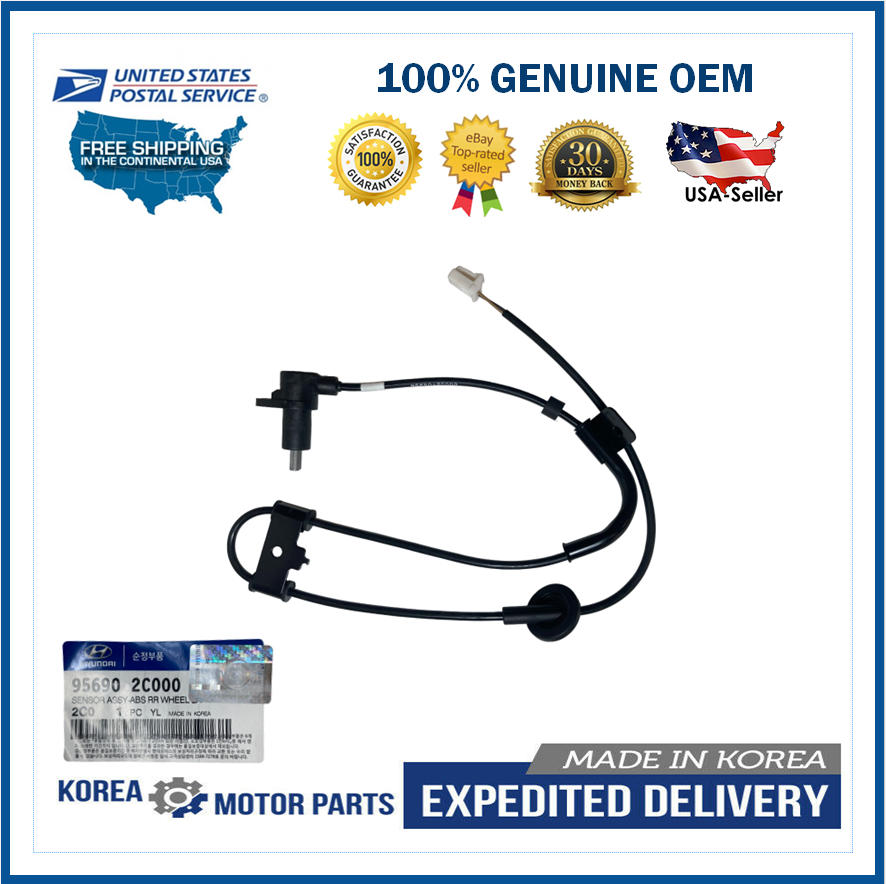 GENUINE ABS SPEED SENSOR, REAR LEFT FOR 2003-2005 HYUNDAI TIBURON ...