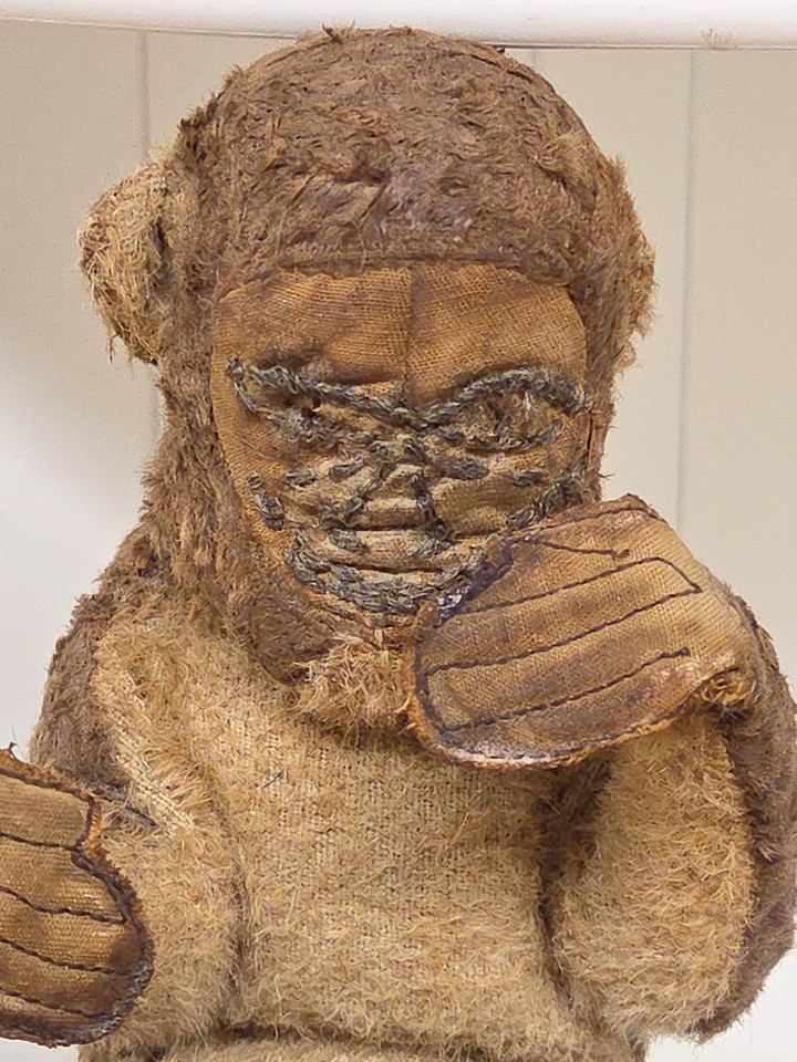 Antique Vintage Primitive Monkey Stuffed Animal Toy Very Rare | eBay UK