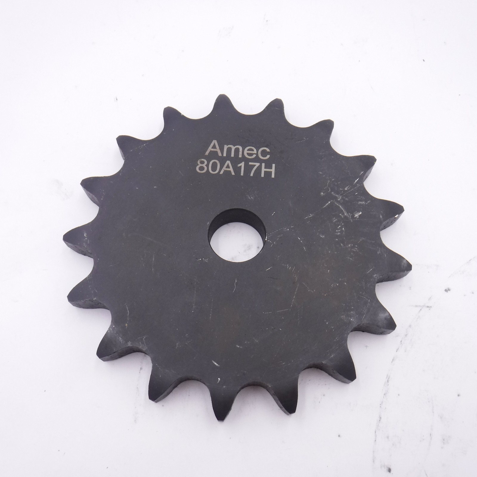 Amec 80A17H Roller Chain Sprocket 17 Tooth 15/16" Bore 1" Pitch 6 ...