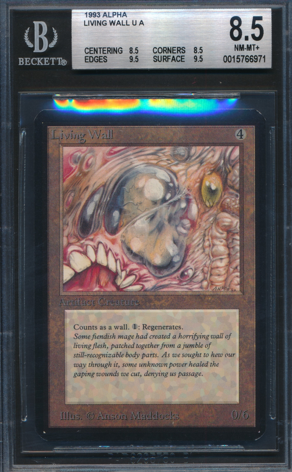Alpha Living Wall BGS 8.5 Graded Magic MTG (6971) -magicgraders- | eBay
