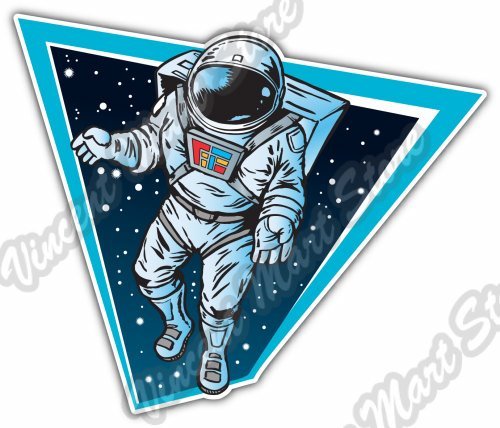Astronaut Space Nasa Spacecraft Star Car Bumper Window Vinyl Sticker ...