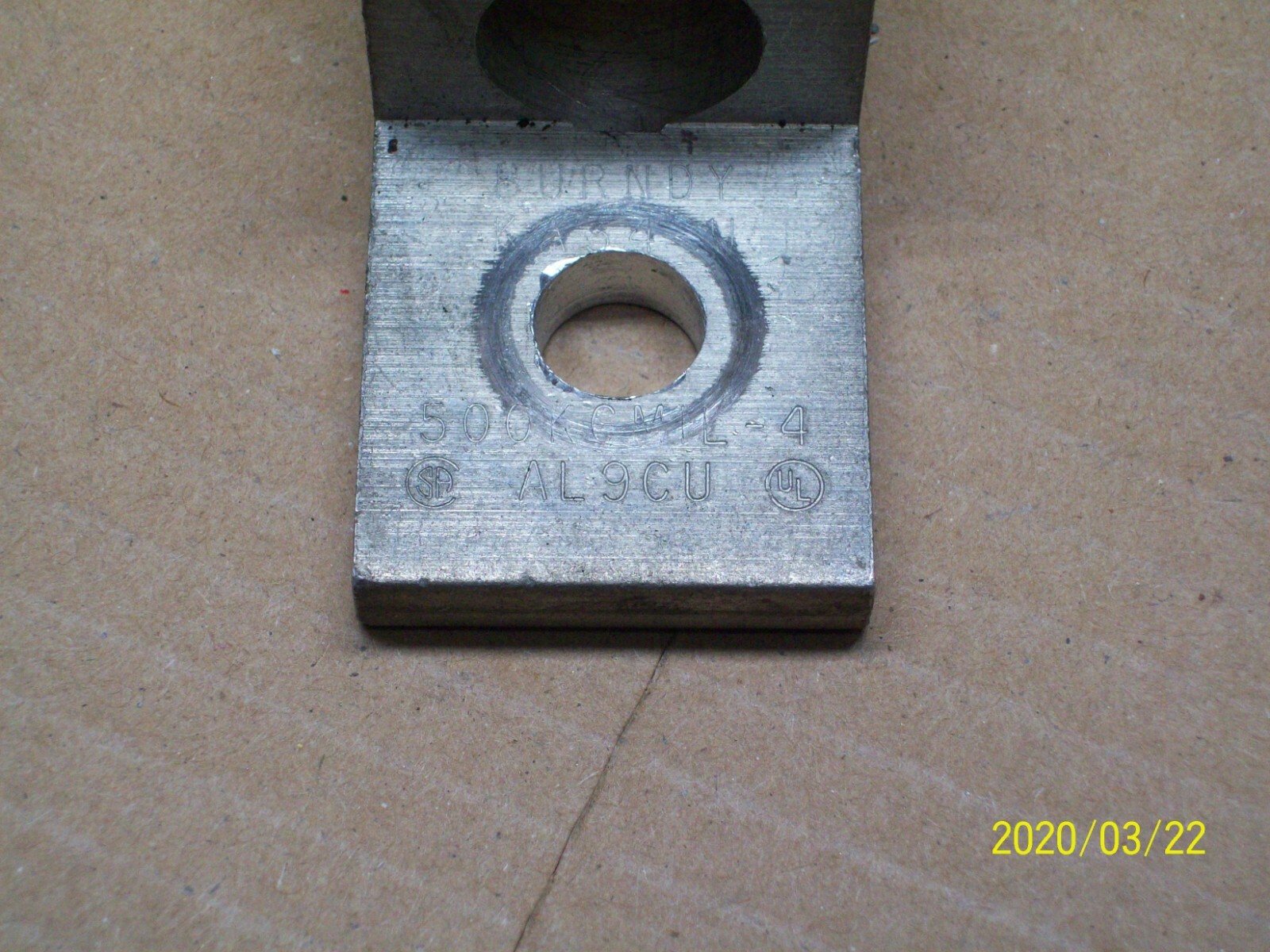 Burndy KA34U MECHANICAL LUG 500KCMIL-4 AL9CU | eBay
