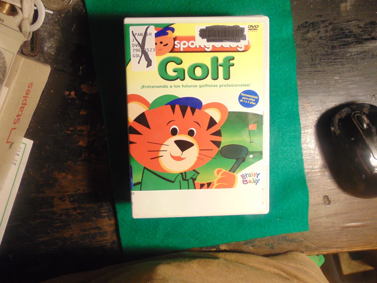 Brainy Baby Sporty Baby Golf DVD Learning Golf Basics for Toddlers EX ...