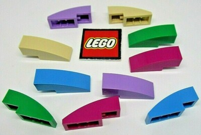 LEGO Slope Curved 1x3 BRICKS (Packs of 8) Choose Colour - Design 50950 ...