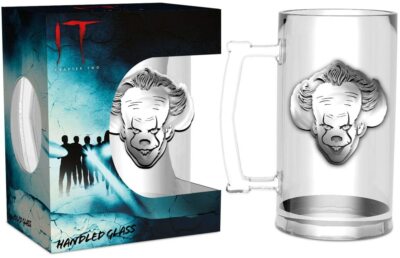 OFFICIAL STEPHEN KING IT PENNYWISE CLOWN BEER DRINKING GLASS TANKARD ...