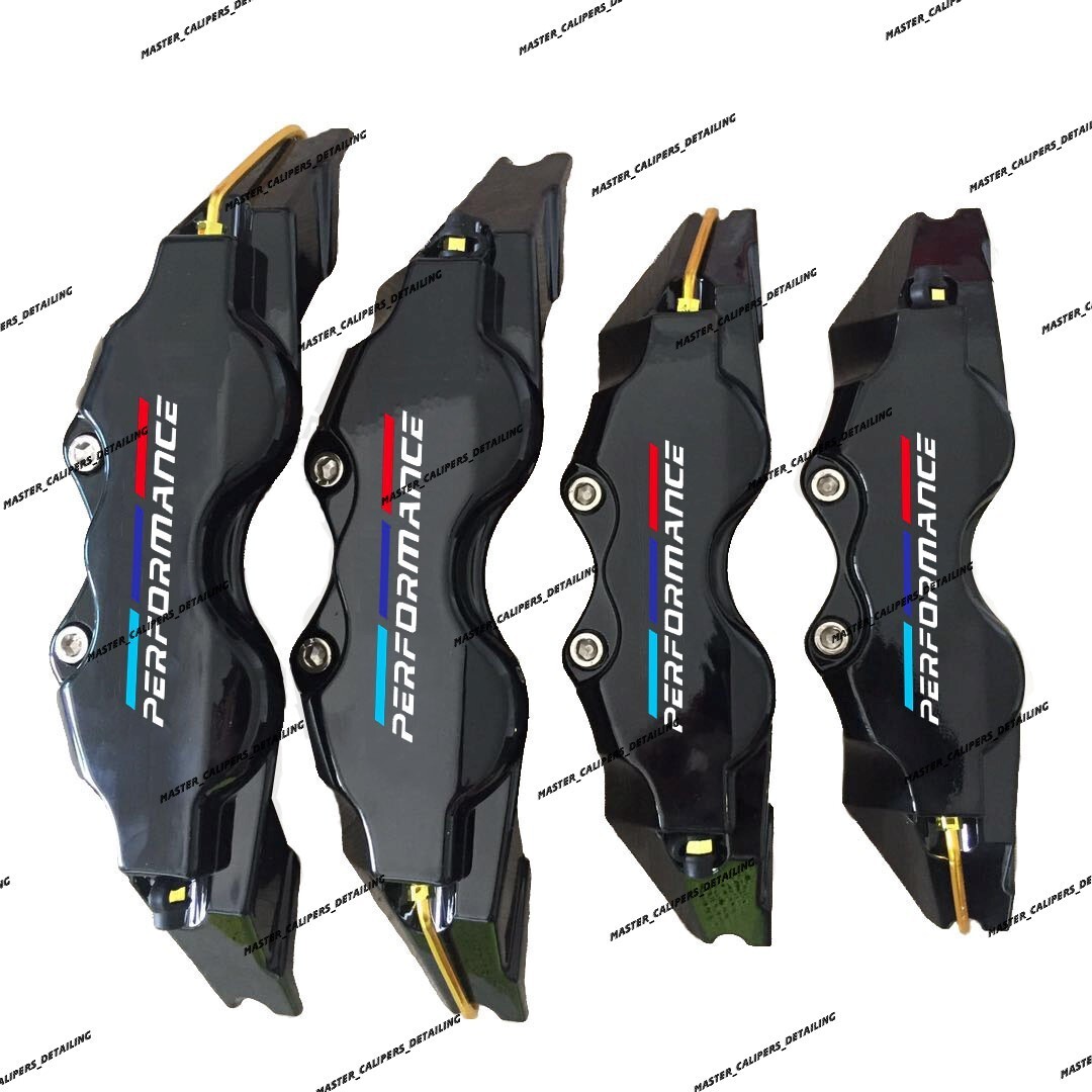 Black BMW M Performance Brake Caliper Covers BMW 120d 220d 320d 420d ...