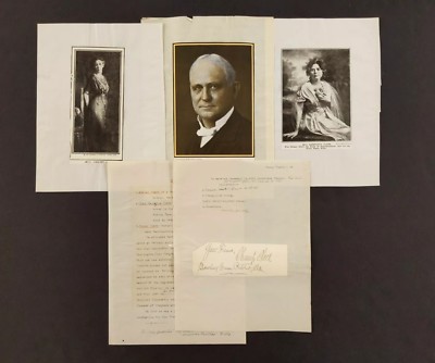 1911- 19 Speaker of Congress James "Champ" Clark Clipped Mounted ...