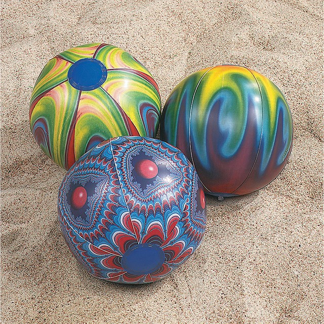 Tie Dye 9 Beach Balls Hippie Party Favors for sale online | eBay