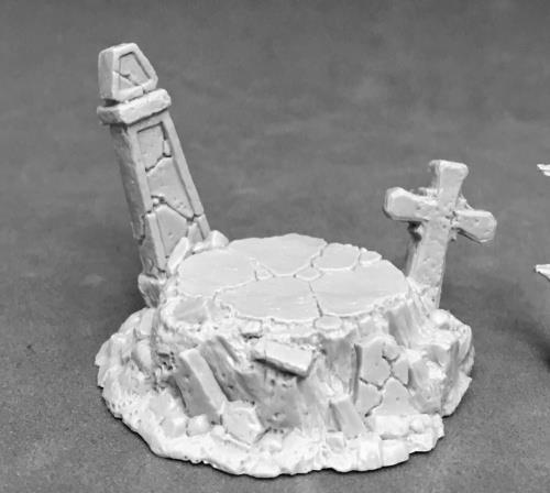 Graveyard Display Base Miniature by Reaper Miniatures RPR 74042 | eBay