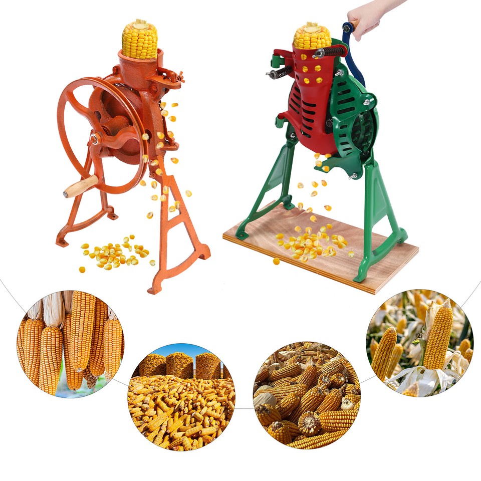 Heavy Duty Manual Farm Hand Corn Sheller Fare Niblet Tool Hand Crank ...