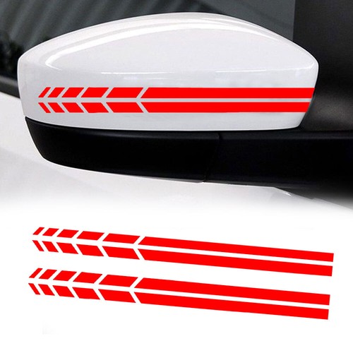 4x Car Rearview Mirror Side Decal Stripe Vinyl Car Styling Stickers ...