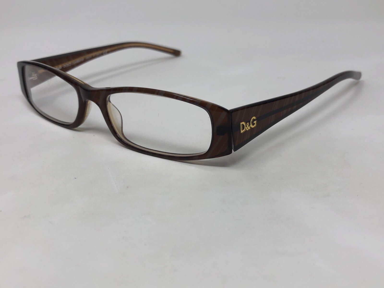 DOLCE & GABBANA D&G4126 K34 Eyeglasses Frame Italy 50-16-140 Brown ...