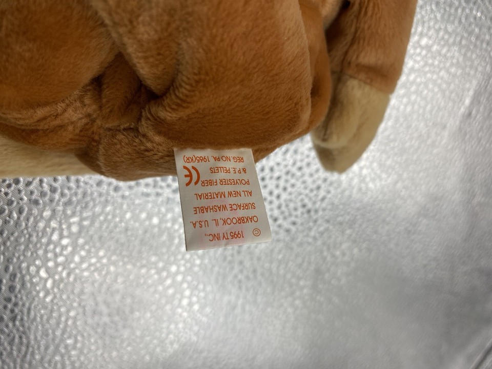 Original Super RARE Beanie Baby BONGO The Monkey Style #4067 ~ PVC ...