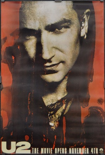 U2 Rattle And Hum 1988 ORIGINAL 27X40 ROLLED MOVIE POSTER BONO STYLE | eBay