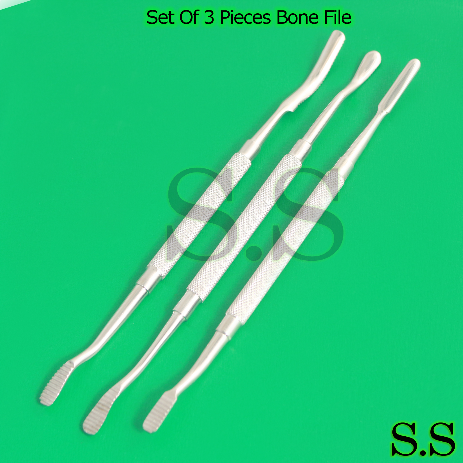Dental Bone File Dental Oral Surgery Instruments Set of 3 Pieces | eBay