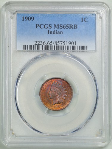 1909 1C Indian Head Cent MS65RB PCGS 85751901 | eBay
