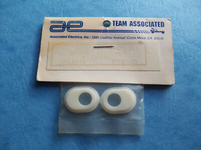 TEAM ASSOCIATED 4349 WHITE REAR AXLE RIDE HEIGHT ADJUSTER #1 RC10L ...