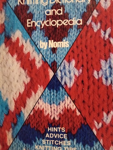 Vintage 80s Knitting Encyclopedia Dictionary Knitting Stitch Patterns Book | eBay