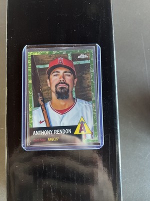 2022 Topps Chrome Platinum Toile GREEN/WHITE Refractor Anthony Rendon ...