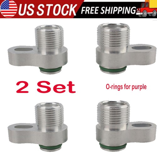 Swap A/C Compressor Adapter Fittings Fits For Denso 10S17F & 10S20F ...
