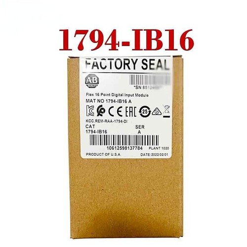 AB 1794-IB16/A Flex 16 Point I/O Input Module New Sealed IN TX 1794IB16 ...