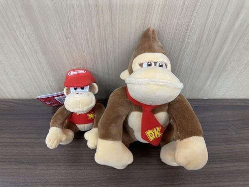 Super Nintendo USJ Donkey Kong & Diddy Plush Set Limited Edition Used ...