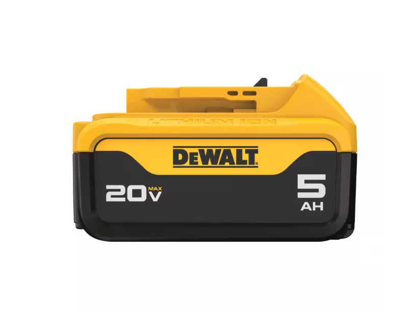 DEWALT XR 20V 5Ah Lithium-Ion Battery and Charger Starter Kit DCB205C ...