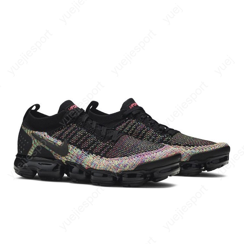 Nike Air Vapormax Flyknit 2 Black Multi Color 942842-017 | eBay