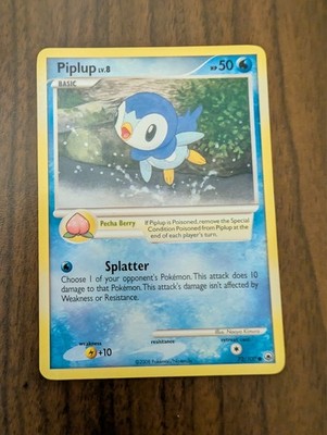 Piplup 72/100 Majestic Dawn Pokemon Card NM | eBay
