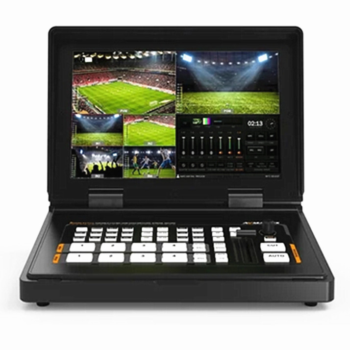 AVMATRIX Shark S4 PLUS 4-CH SDI/HDMI Streaming Video Switcher 10.1 inch ...