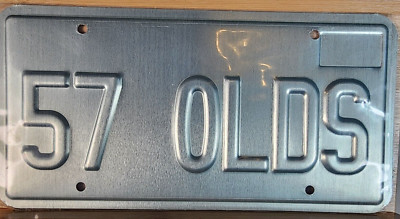 1957 Oldsmobile Vintage Metal Novelty License Plate car tag 57 Olds | eBay