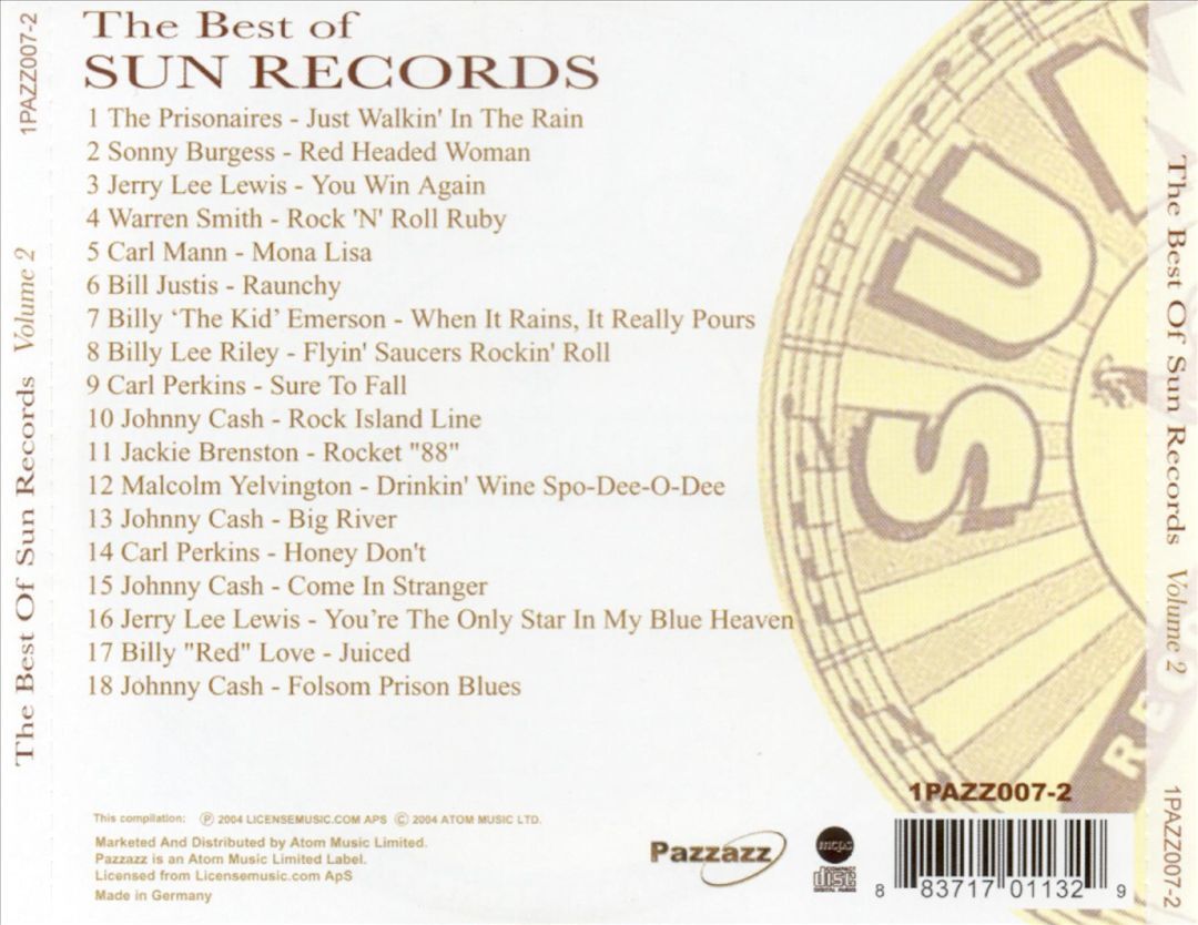VARIOUS ARTISTS - BEST OF SUN RECORDS, VOL. 1 NEW CD 883717011329| eBay