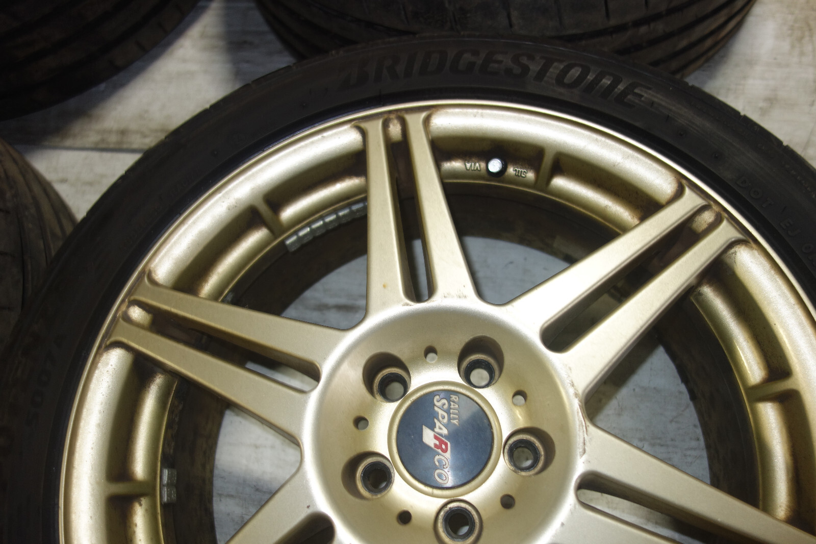 JDM SPARCO RALLY RIMS WHEELS TIRES 5X100 BOLT PATTERN 17X7+48 | eBay