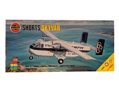 AIRFIX 1/72 SHORTS SKYVAN Kit #04018-3 (1974) OLYMPIC AIRWAYS SULTAN OF ...