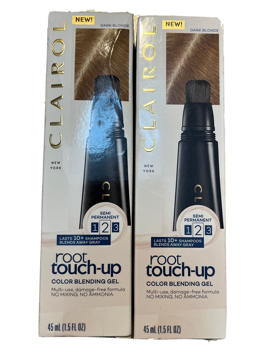Lot 2 boxes Clairol Root Touch Up Color Blending Gel DARK BLONDE