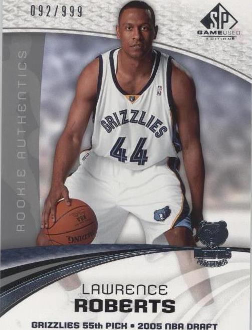 2005-06 SP Game Used Edition - Rookie Authentics Lawrence Roberts #127 ...