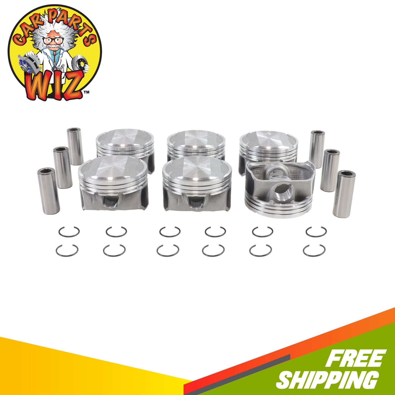 Standard size Complete Piston Set Fits 11-19 Ford Edge Explorer 3.5L ...