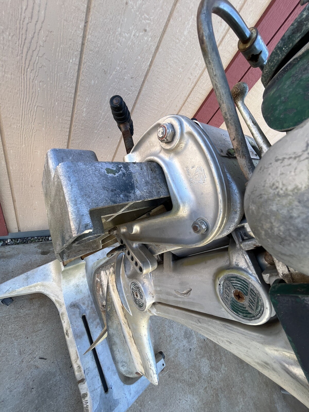 Mercury Mark 25hp Tiller Handle Vintage Outboard Serial #876757 For ...