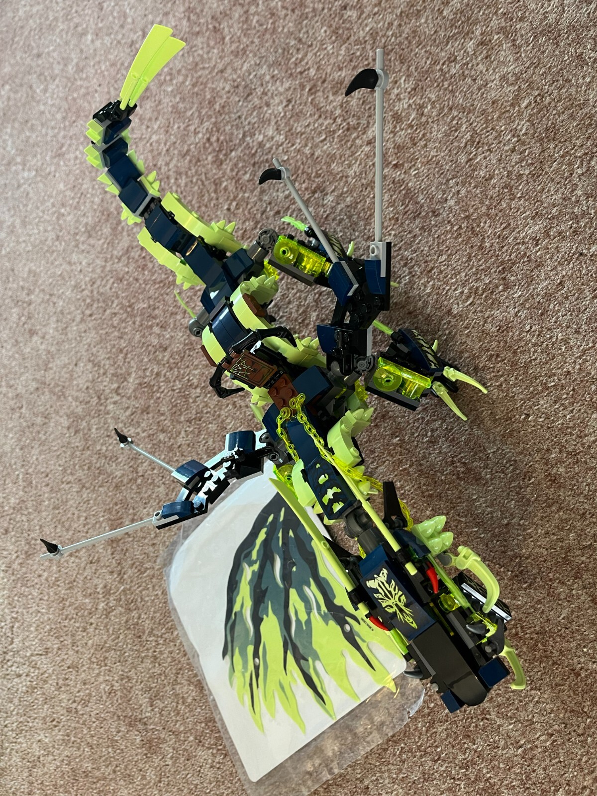 LEGO NINJAGO: Attack of the Morro Dragon (70736) WINGS SEALED NO ...