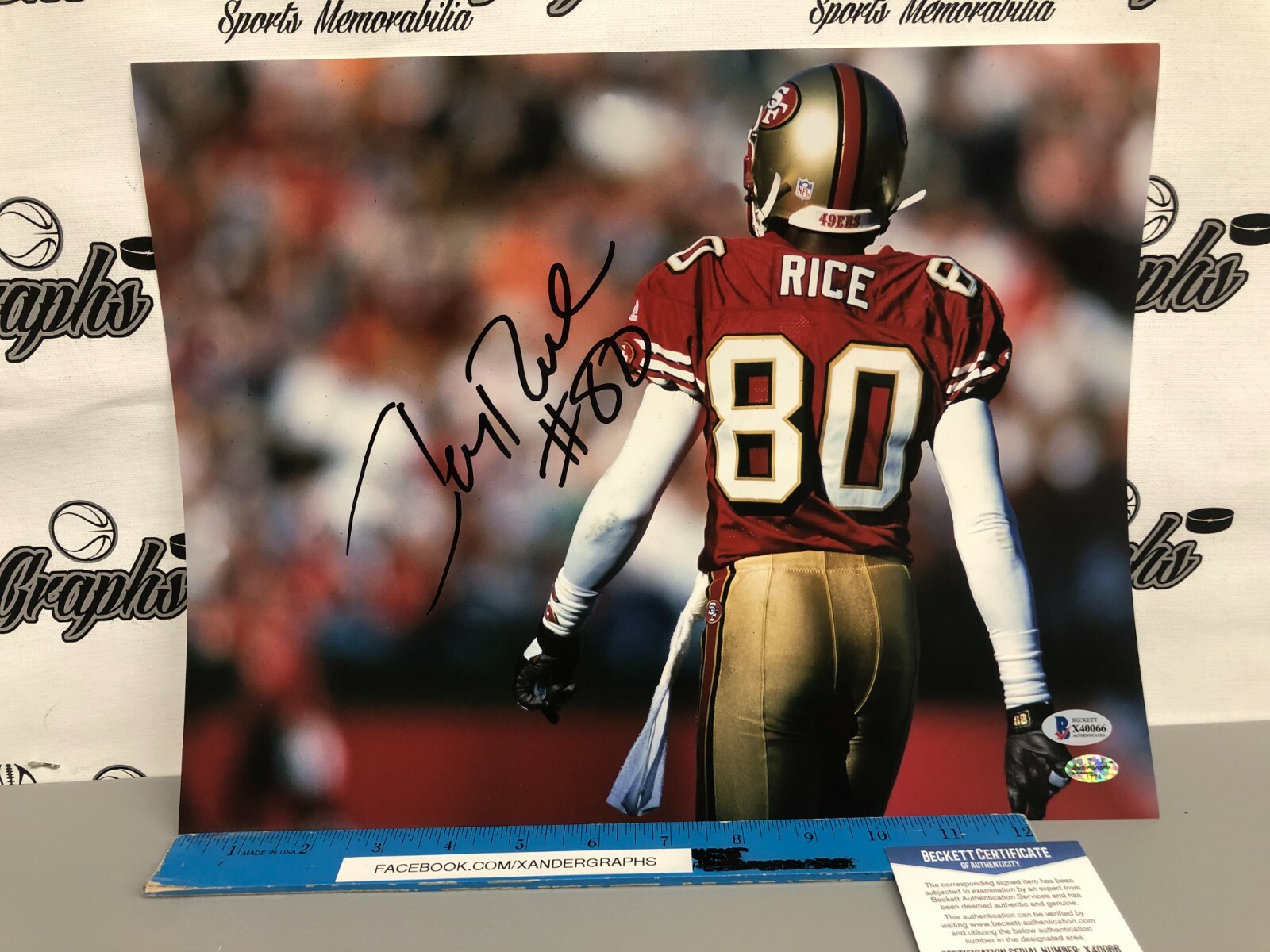 Jerry Rice Autographed Memorabilia | Signed Photo, Jersey, Collectibles ...
