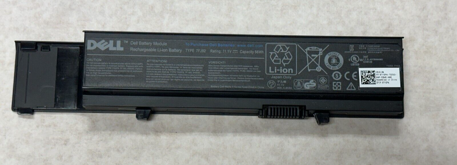 Dell Laptop Battery Type 7FJ92 for Dell Vostro 3400 3500 3700 | eBay